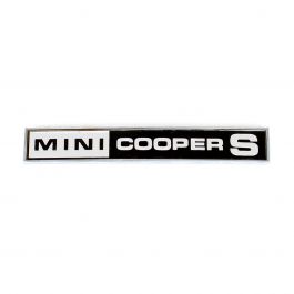 CZH1381 - Mini Cooper S Badge | Mini Badges | minisport.com Mini Sport