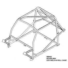 RBN926SSU Mini Weld In Roll Cage | Safety Devices | minisport.com Mini ...
