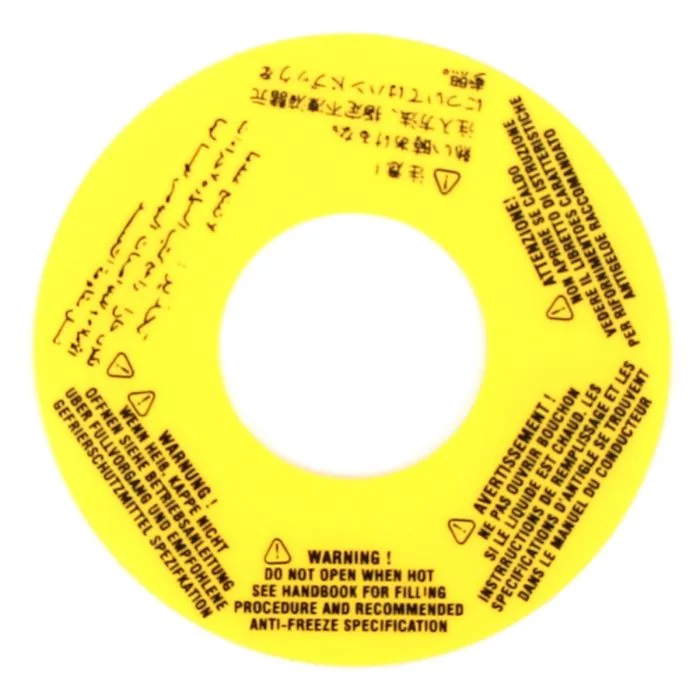 SMB46 - Mini Coolant Warning Label | Mini Radiator | minisport.com Mini ...